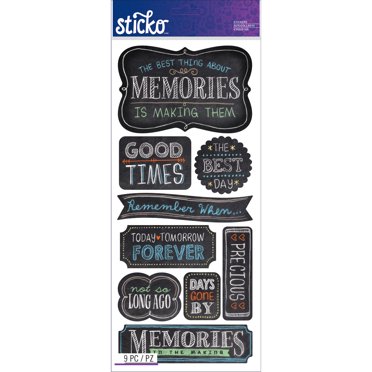 me & my BIG ideas Happy Memory Keeping Sticker Value Pack-A Year Of ...