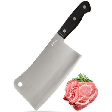8 Inch Heavy Duty Meat Cleaver, Bone Chopper & Vegetable Slicing Knife ...