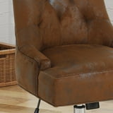 GDF Studio Bagnold Contemporary Tufted Adjustable Swivel Office Chair ...