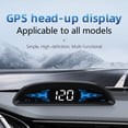 Digital GPS Speedometer, Universal Car HUD Head Up Display with Speed ...