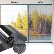 Gila® Privacy Black Static Cling Residential DIY Window Film, 3ft x 6 ...