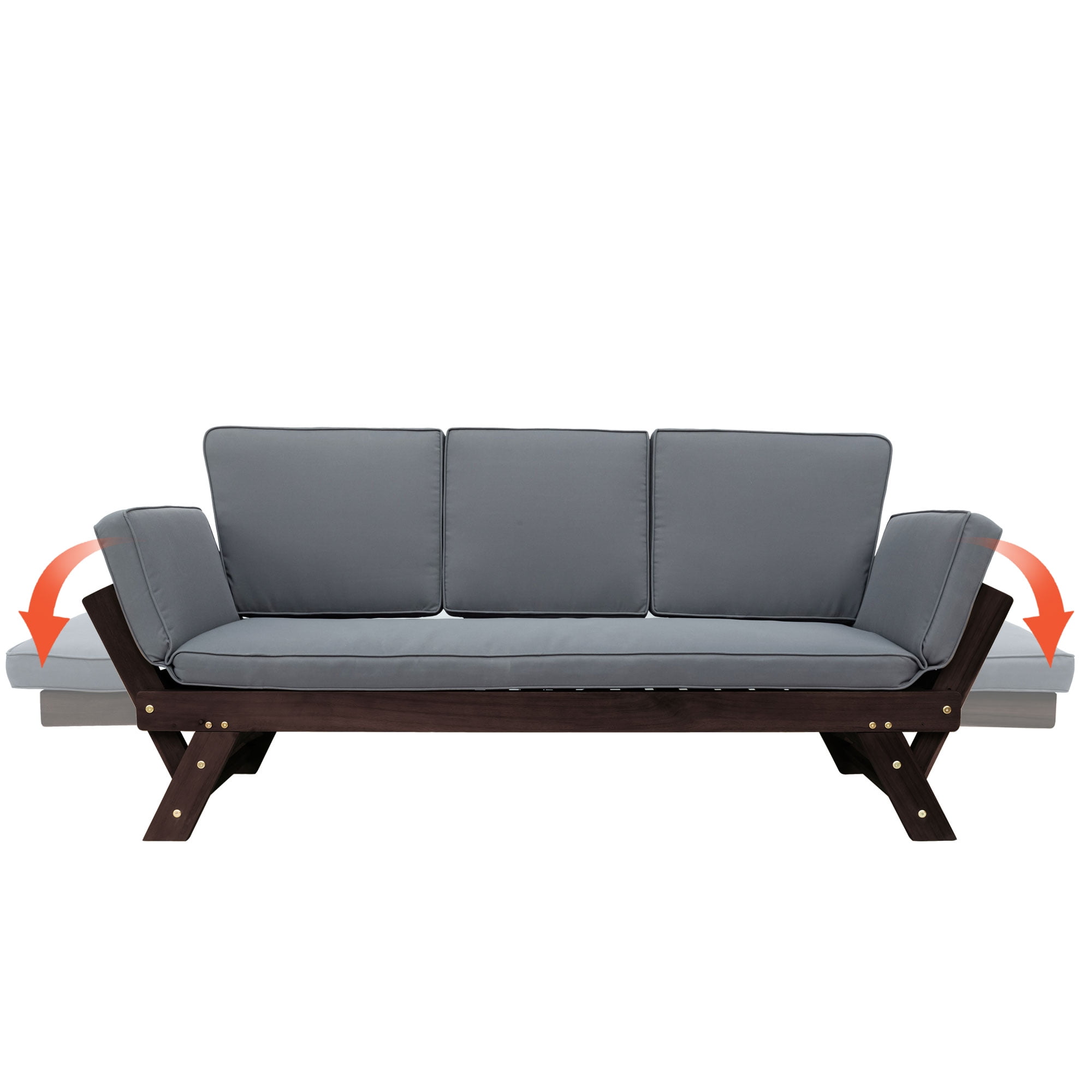 Convertible Outdoor Sofa Chaise Lounge | Baci Living Room