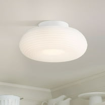 Possini Euro Design Oblys 12" Modern Semi Flush-Mount Ceiling Light ...