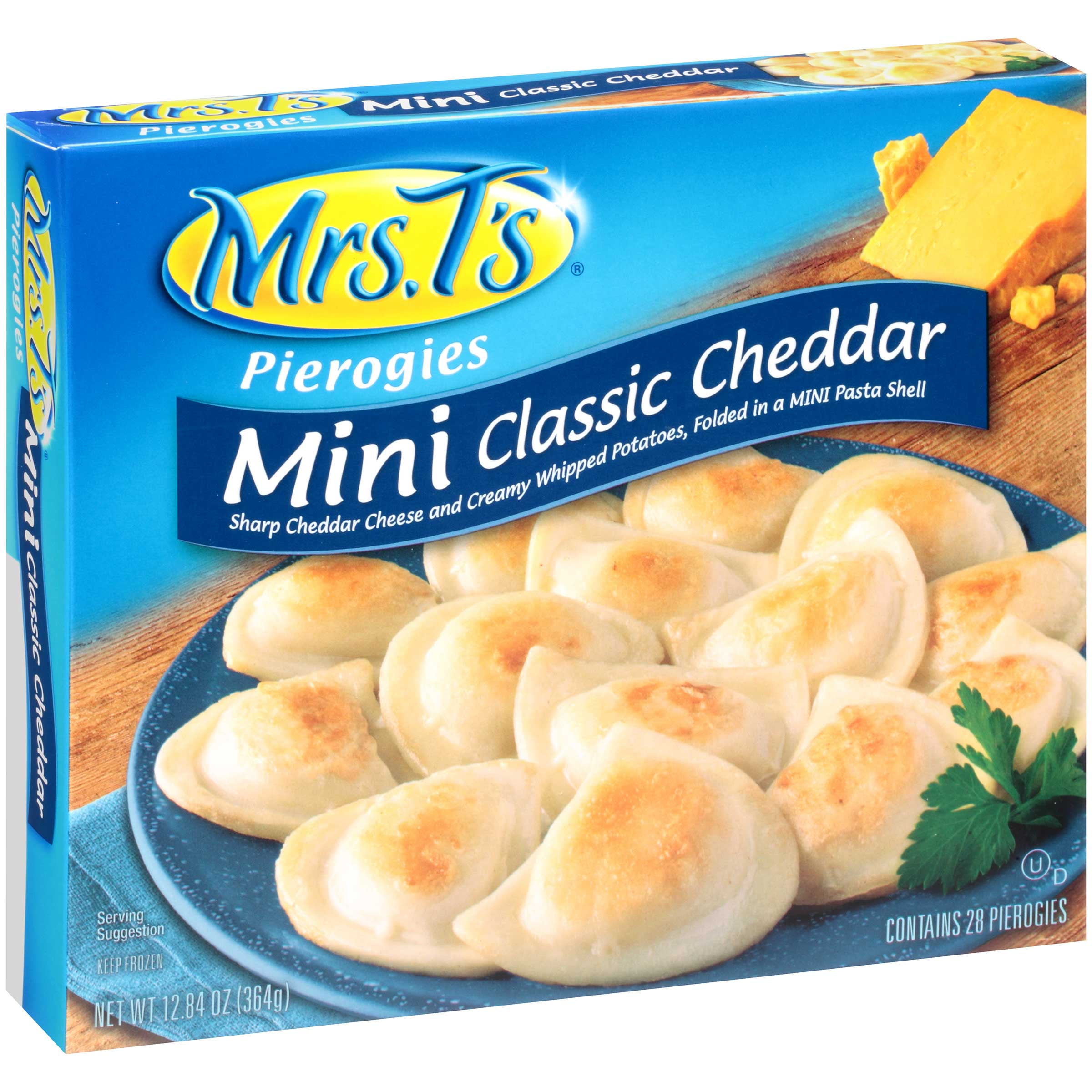 Mrs Ts Classic Potato and Cheddar Mini Pierogies, 12.84 Ounce -- 12 per ...