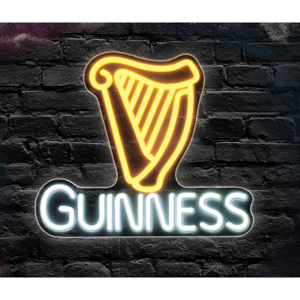 Click here for Guinness - Harp Led Wall Sign (14 X 12) prices