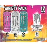 ( 12 Cans) Monster Energy, Ultra VP, Ultra Ruby Red, Zero Ultra, Ultra ...