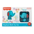Fisher-Price Bath Toy Toddler Set, Foam Numbers, Letters, Floating ...