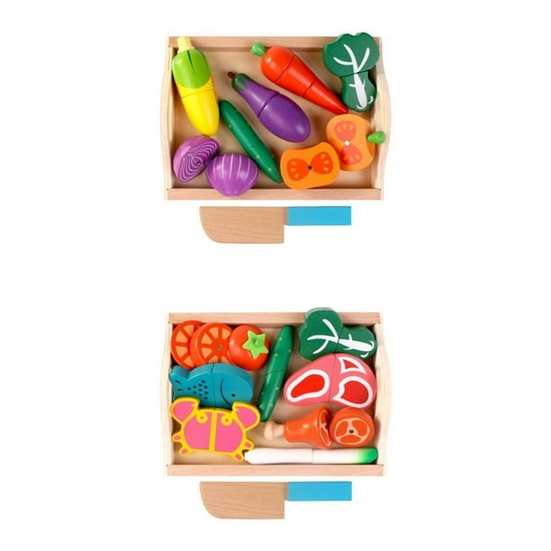 2x Juguete de Comida de para , Cocina, Cocina de Montessori CUTICAT ...
