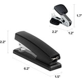 Deli Desktop Stapler Office 20 Sheet Capacity Includes 1000 Staples and ...