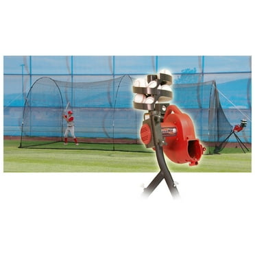 Heater Sports HTRSB699NBF 24 ft. Softball Pitching Machine & Cage Combo ...