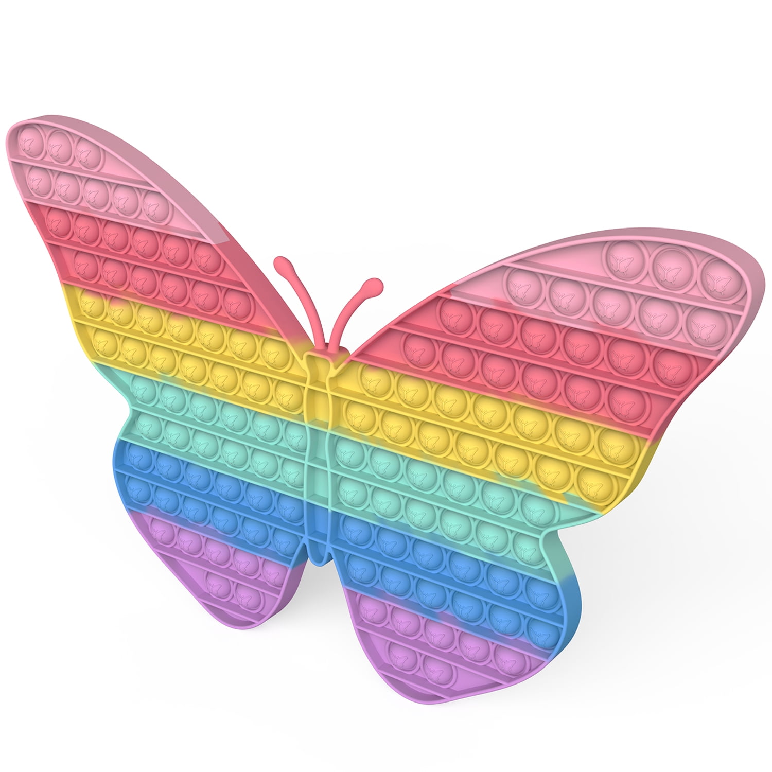 EXDOLL Pop on Its It Fidget Toys Jumbo Butterfly Big Simple Dimple ...