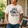 All Star Dad Soccer T-Shirt, 2026 Patriotic Dad Graphic Mineral Wash ...