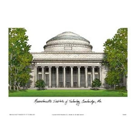 Campus Images MA991 14" x 10" Mit Campus Images Lithograph Print ...