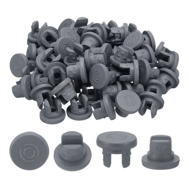 Tapones de goma de 13 mm/0.5" para viales Uxcell, 200 piezas, tapón de ...