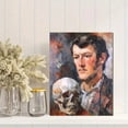Cap Man Portrait Canvas Print Home Study Hotel Hallway Wall Art Decor ...