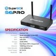 SuperBox S6PRO Fully Loaded with 4GB RAM+32GB Storage, Bluetooth Voice ...