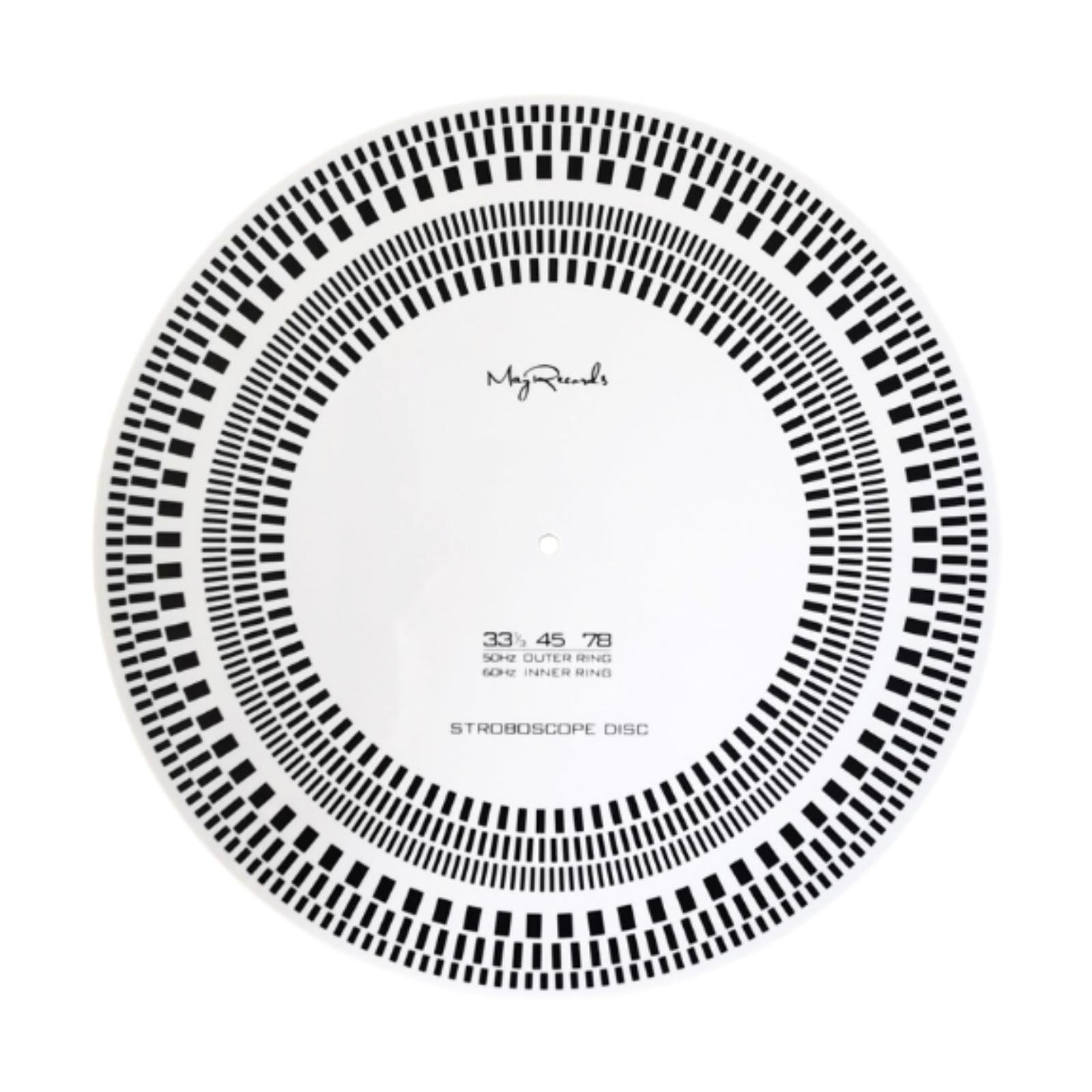 Tacómetro de vinilo, calibración de disco de prueba de fonógrafo, verificador estándar acrílico ...