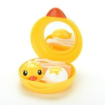 Portable Travel Kit Set - Yellow Duck Contact Lens Case Holder Box with ...