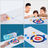 KALLORY Tabletop Curling Set for Indoor Games 134X28.5X0.5in 1 Set ...