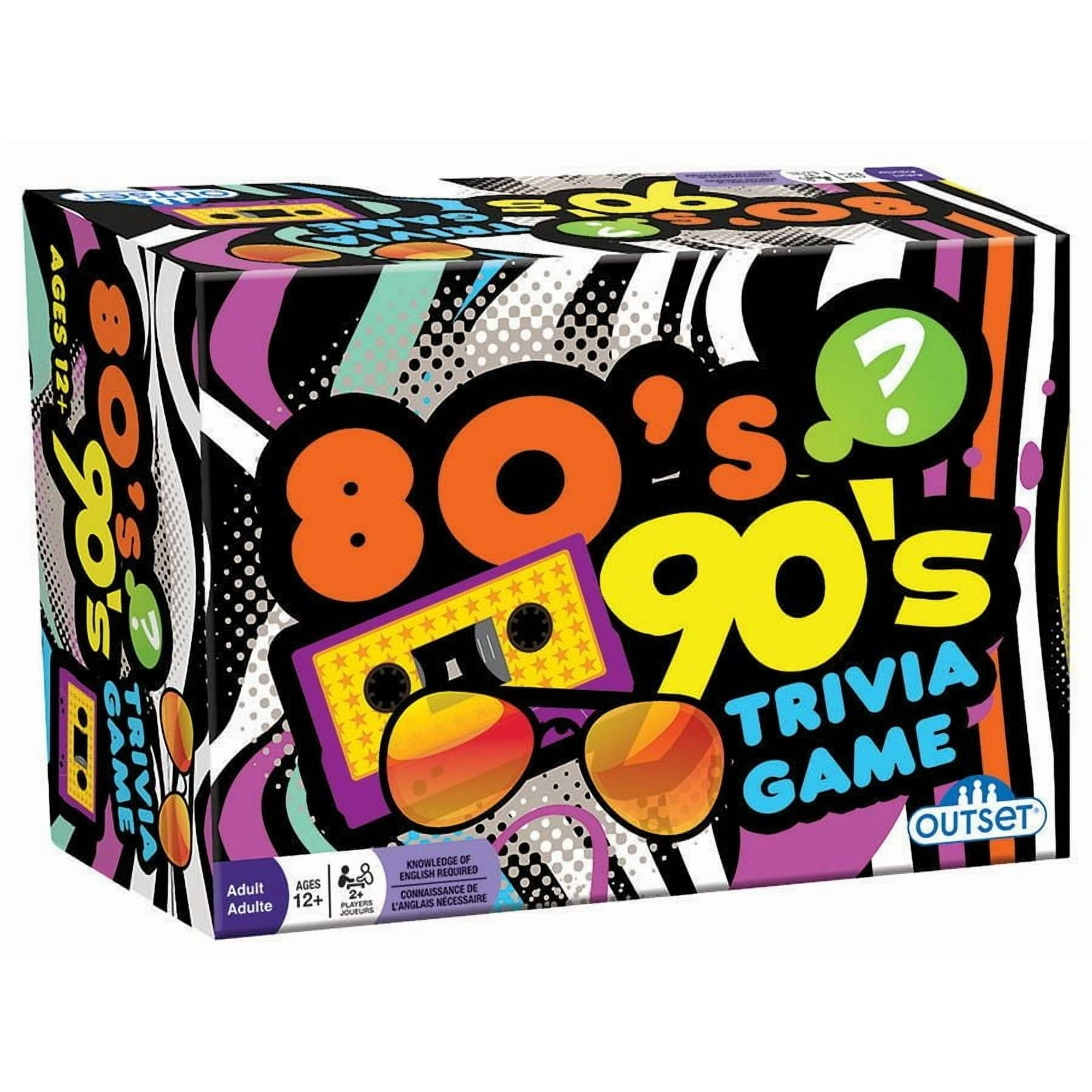 Click here for Outset Media 80s 90s Trivia Game One Size prices