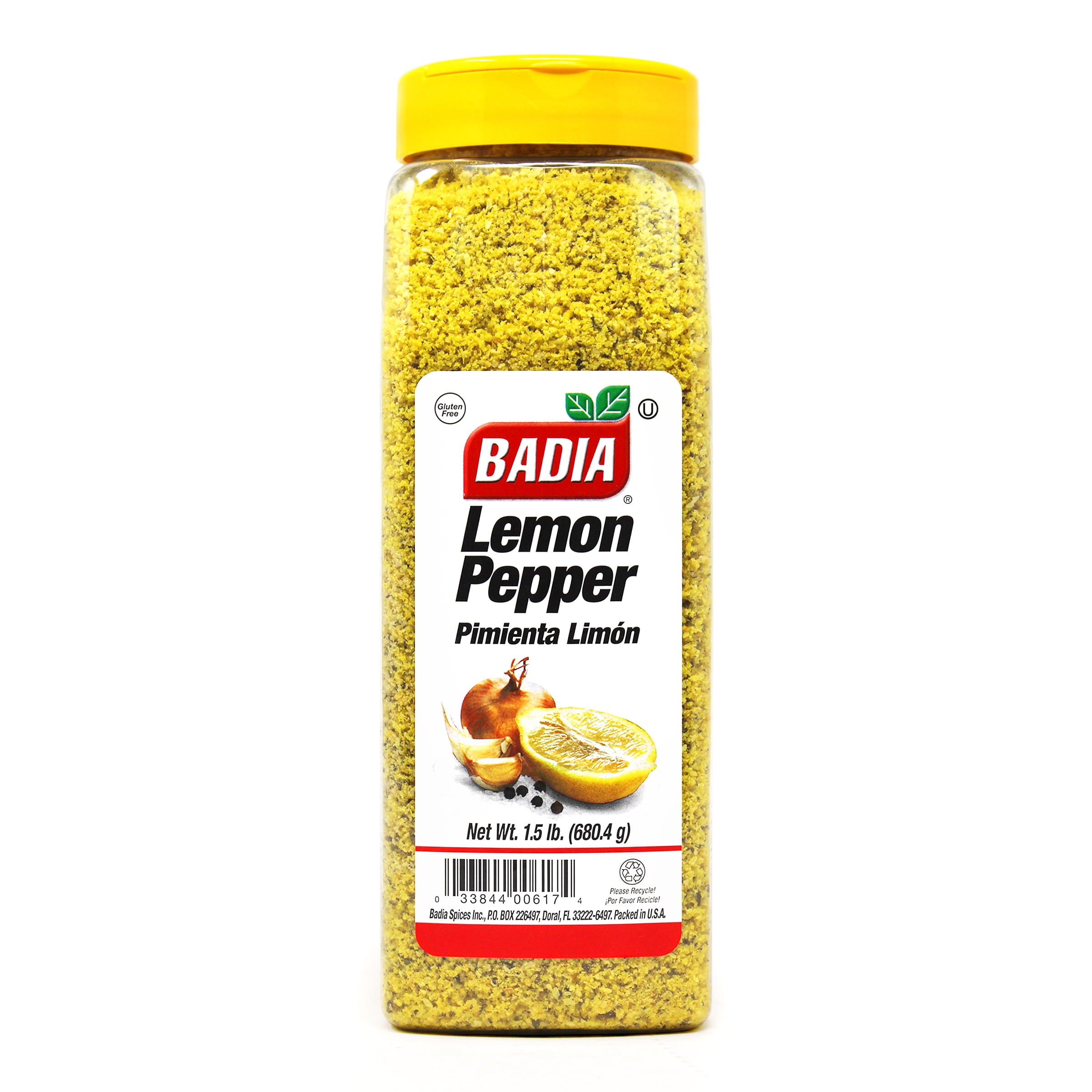 Badia Lemon Pepper 24 oz (1.5 lbs) - Walmart.com