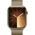 Refurbished Smart Apple Watch Gen 9 Series 9 Cell 45mm Gold Stainless ...