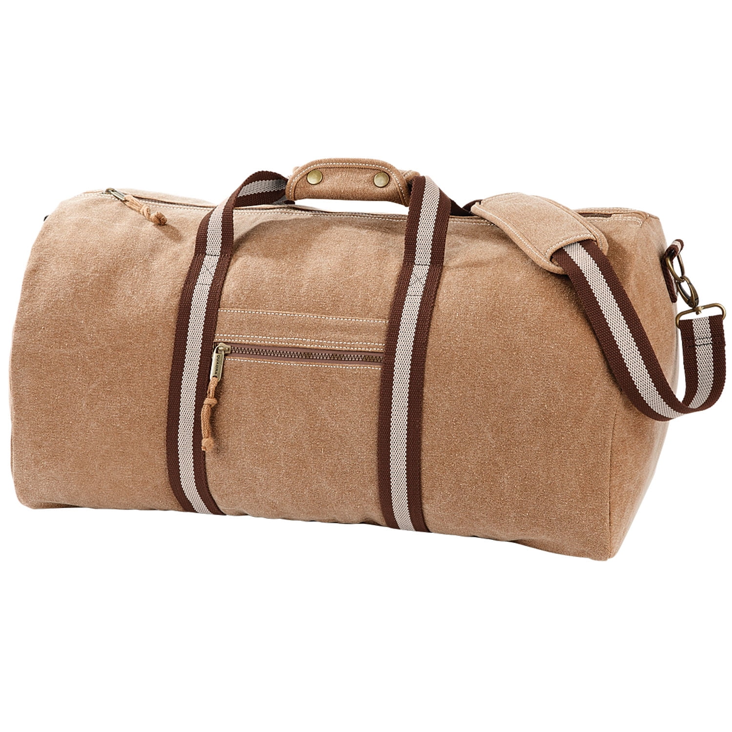 Click here for Quadra Vintage Canvas Holdall Duffle Bag - 45 Litr... prices