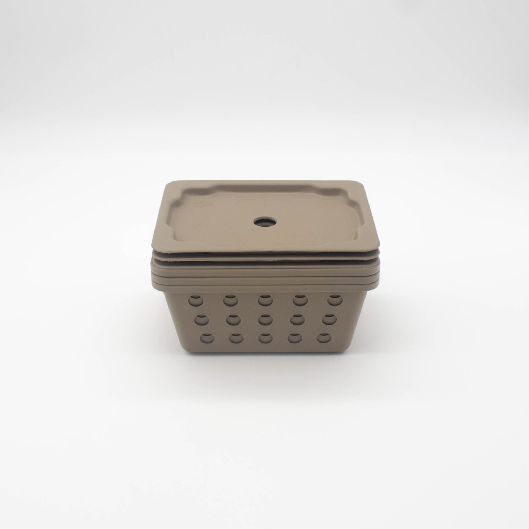 6-Pc Small Basket Set With Lid 7 x 5 x 3 Warm Gray - Walmart.com