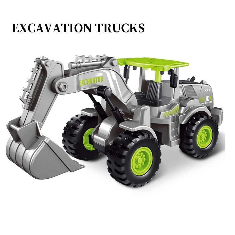 KIZOCAY Imitation Inertial Engineering Vehicle Toys Car，Models ...