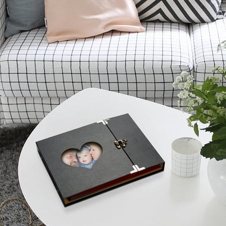 Photo album to design yourself Scrapbook album Black pages Photo book ...