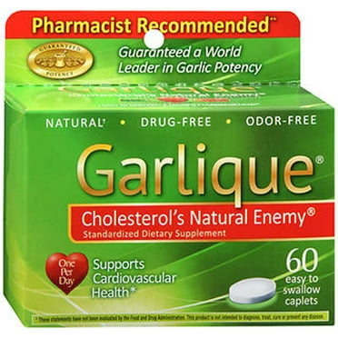 Garlique Caplets 60 Tablets Each - Walmart.com