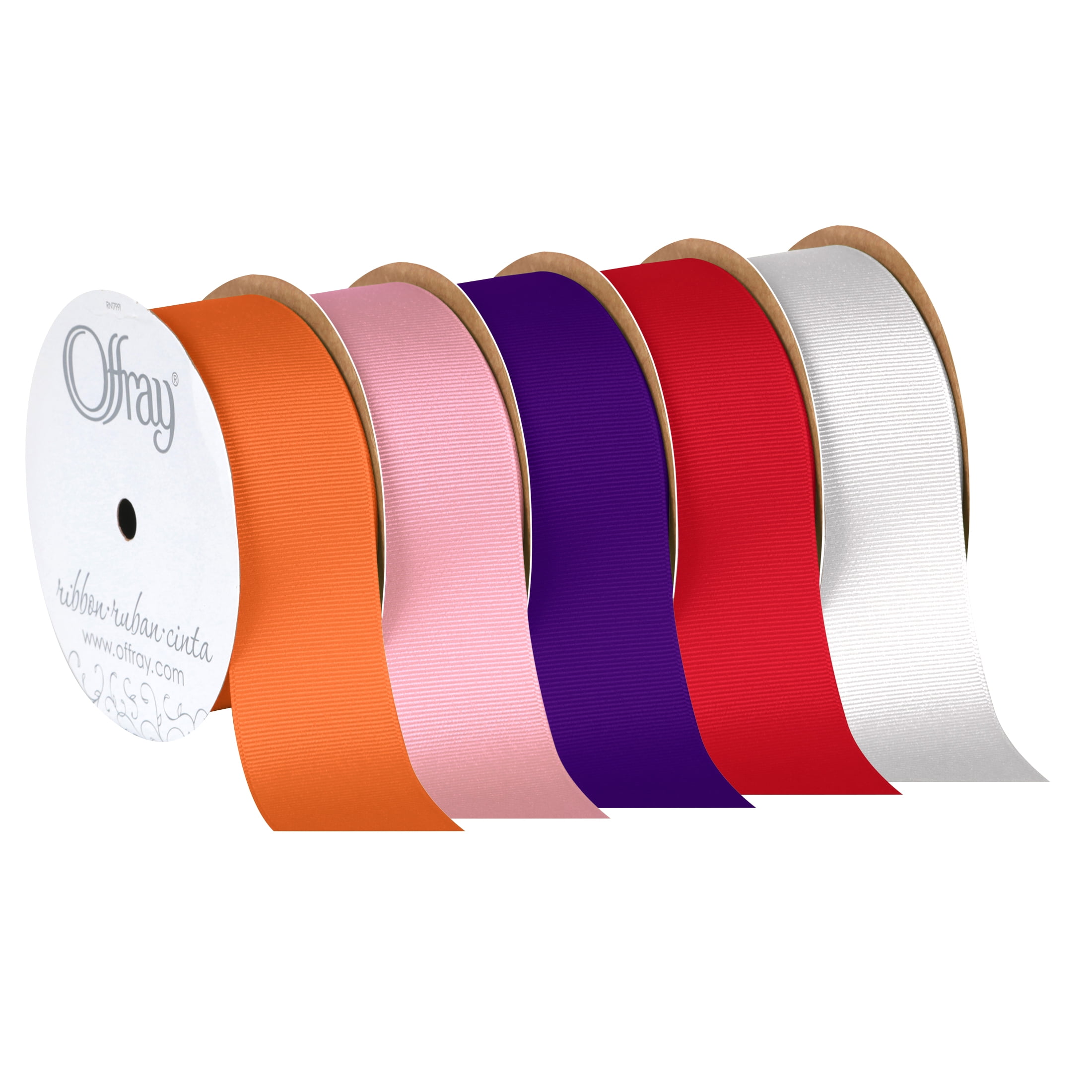 Offray Ribbon Torrid Orange 1 1 2 inch Grosgrain Polyester Ribbon 12 ...