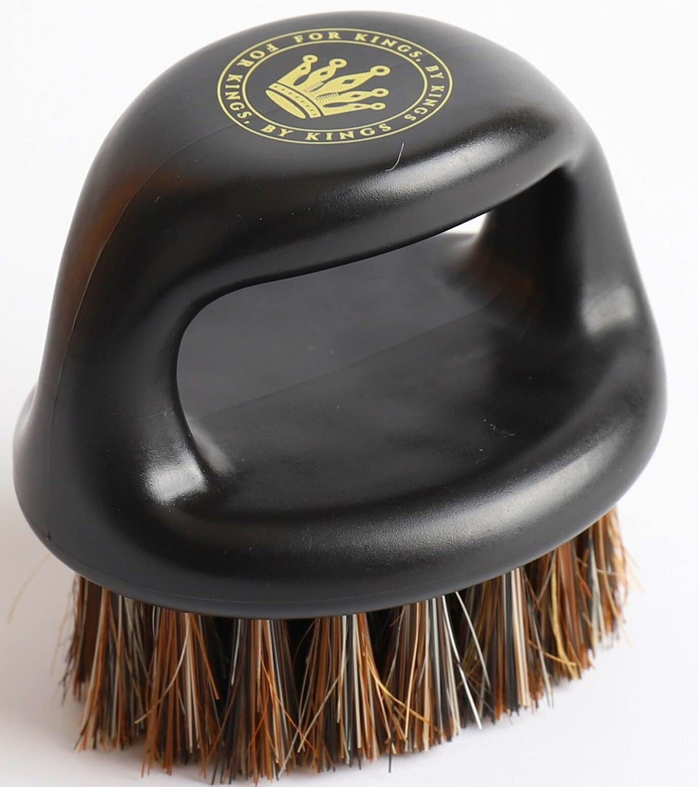 Crown Professional Brush Wavers Barbers- Luxury Glossy No Handle Palm ...