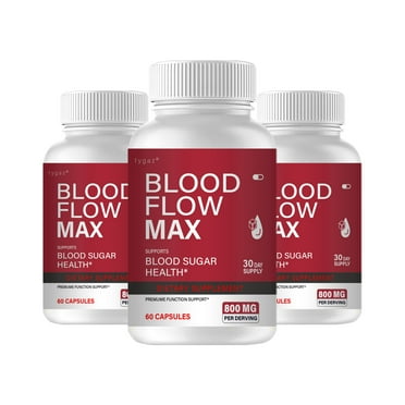 Blood Flow Max Capsule, BloodFlowMax Advanced Blood Support Formula, 3 ...