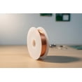 Bambang 22 Gauge Dead Soft Half Round Copper Wire, 25 Feet Polished ...