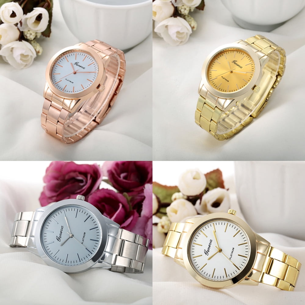 Ausyst Watch for Women Stainless Steel Sport Quartz Hour Wrist Analog ...