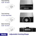 Vesta Atlanta 860CFM 30'' Stainless Steel Range Hood With Dual Motor ...