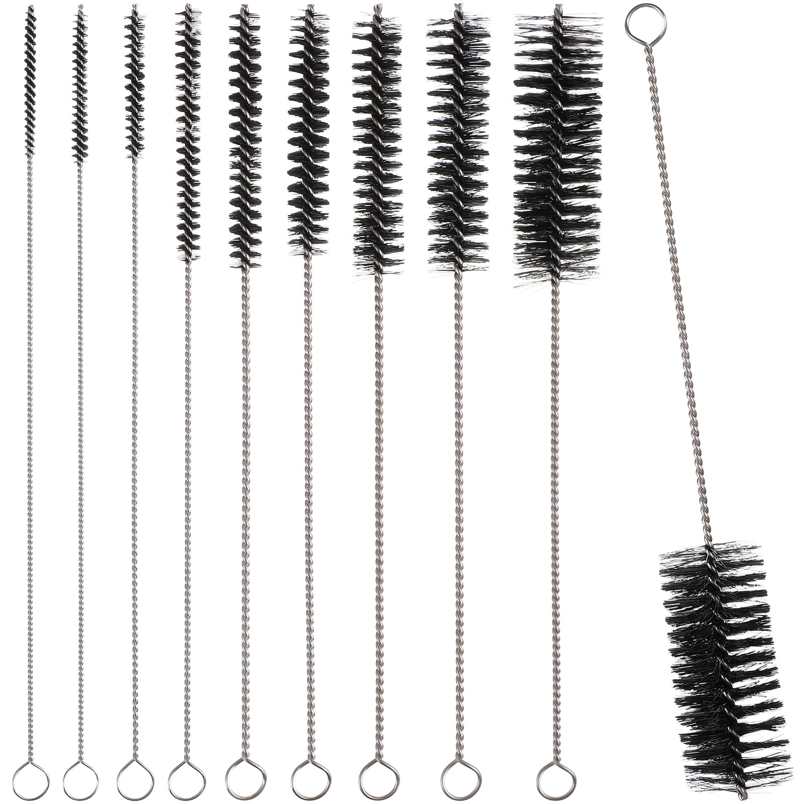 Click here for Masteelfca 10 Pcs Stainless Steel Nylon Brushes St... prices