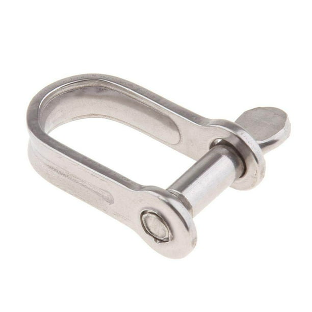 304 Stainless Steel Slotted Pin Dee D Shape Shackle Shackle Stainless ...