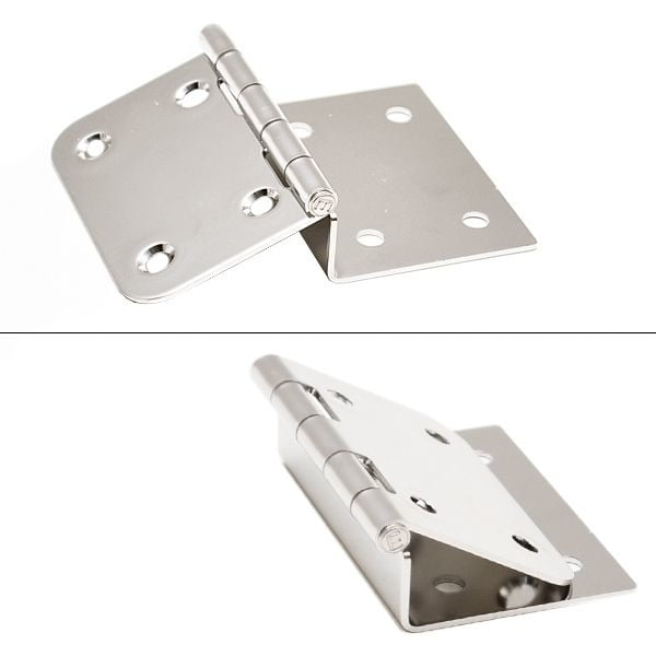 Gemlux Boat Offset Hinge | 3 1/4 x 3 1/2 Inch Stainless Steel - Walmart.com
