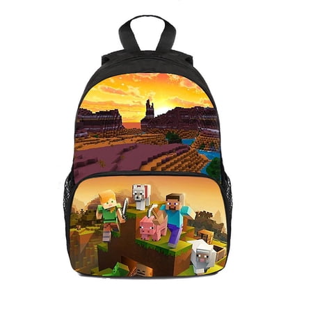 Minecraft 3d Printing Preschool Backpack For Kids Boys Girls Toddler ...