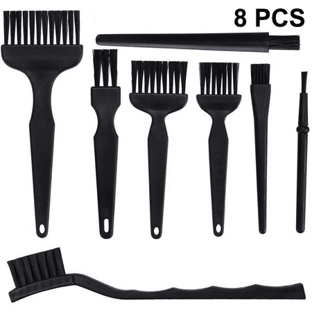 8 In 1 Anti Static Brushes, Portable Plastic Handle Nylon Cleaning ...