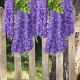 Azzakvg Artificial Plants 12 Pieces Each 45inch Wisteria Artificial