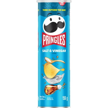 Pringles Salt & Vinegar Flavour Potato Chips 156 G, 156g - Walmart.ca