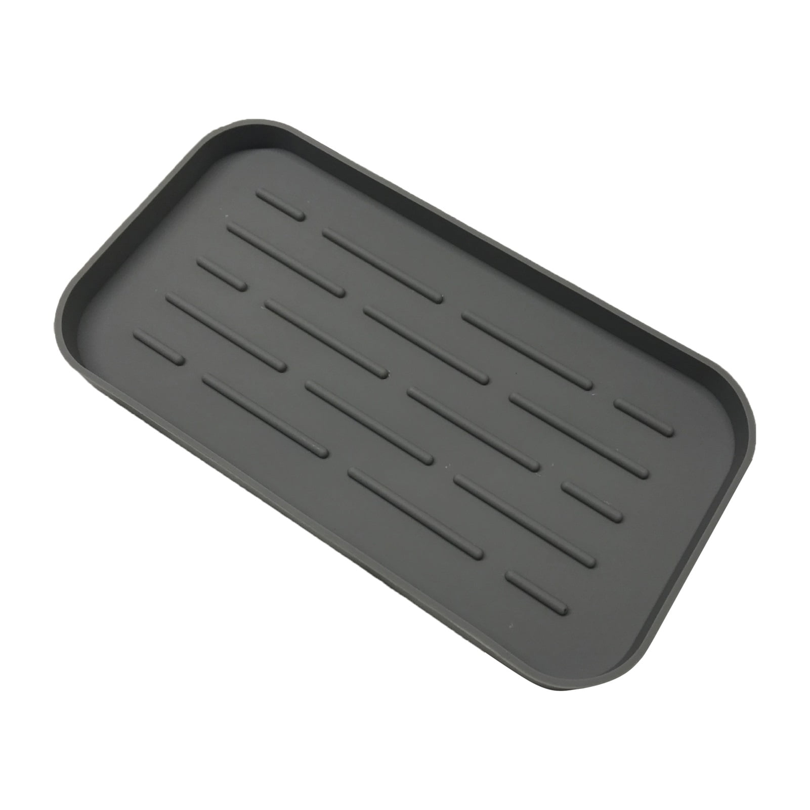 Silicone Storage Tray, Multifunctional Drain Heat-resistant Sink Tray ...
