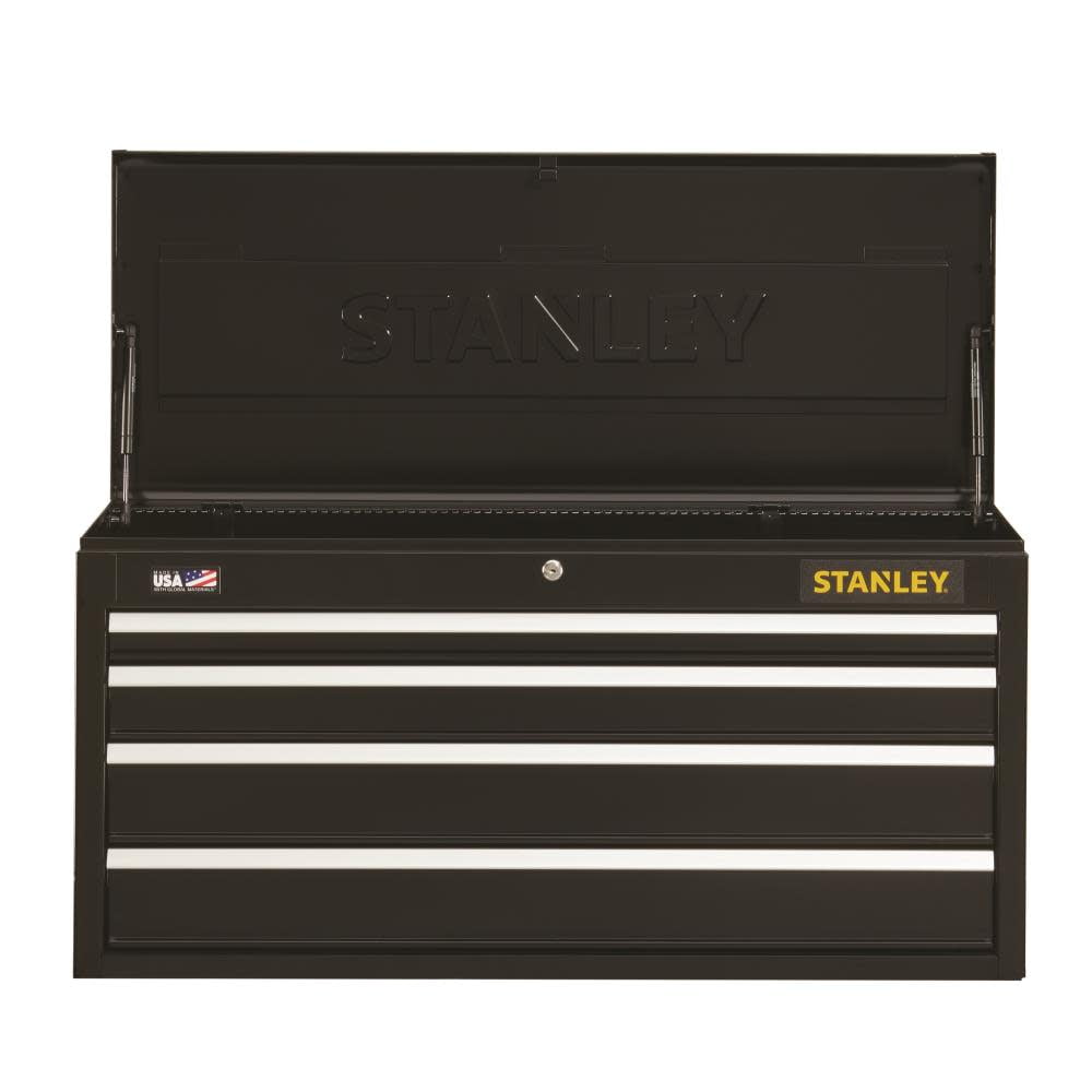 Stanley Products 300 Series Top Tool Chest, 41 in Wide, 4-Drawer, Black ...
