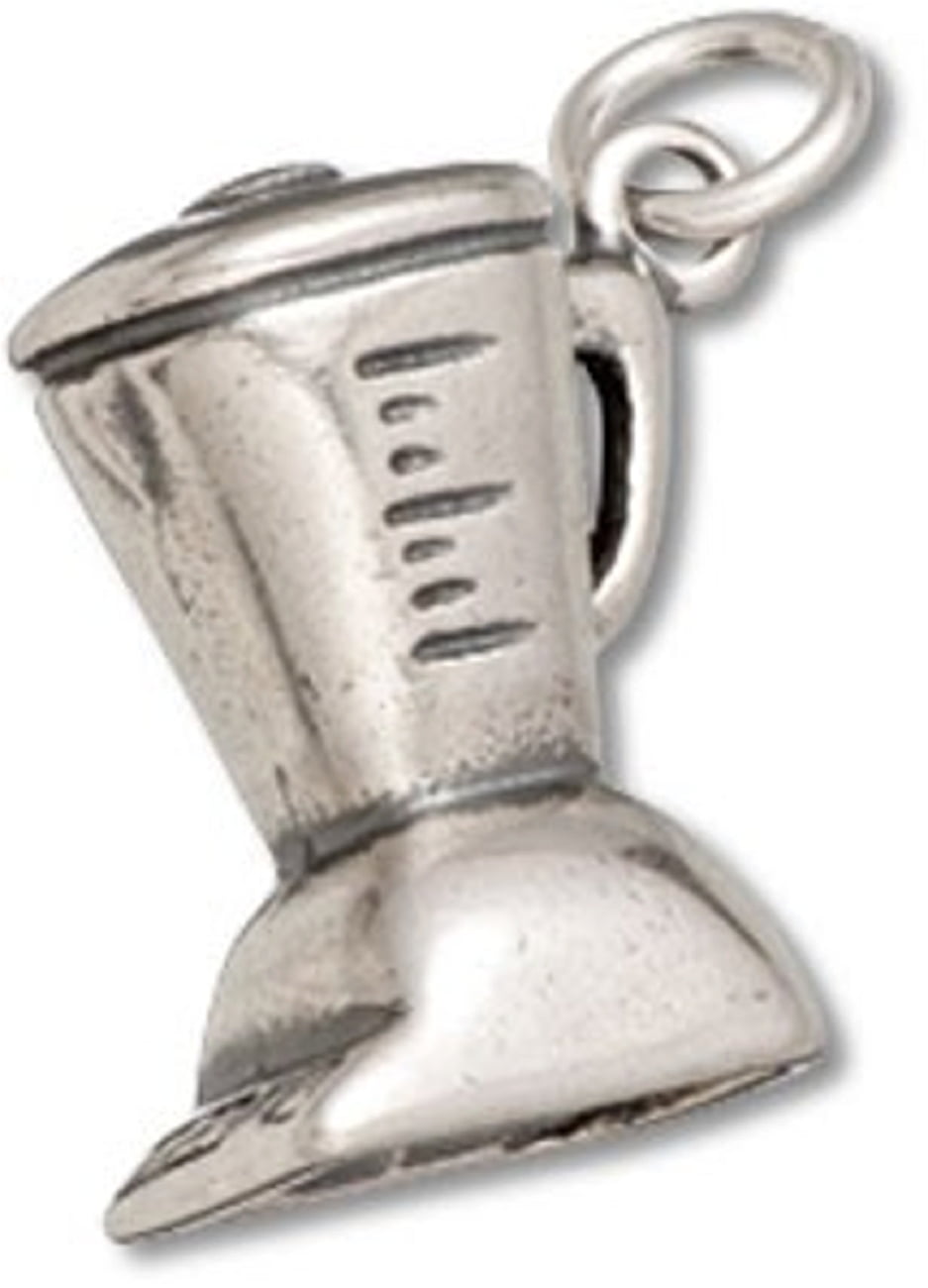 Sterling Silver 30" 1.2mm Box Chain 3D Blender Pendant Necklace ...