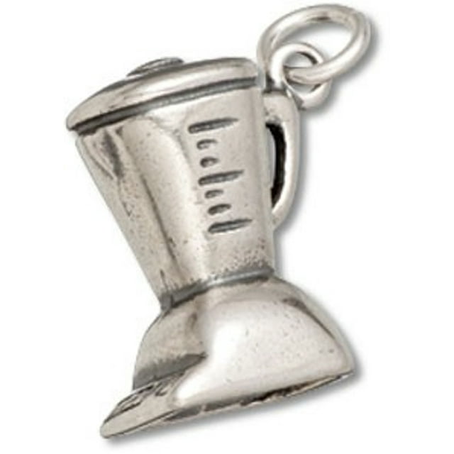 Sterling Silver 30" 1.2mm Box Chain 3D Blender Pendant Necklace ...