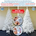 Free Shipping! Sunrise Umbrella 7' White Artificial Pine Christmas Tree ...
