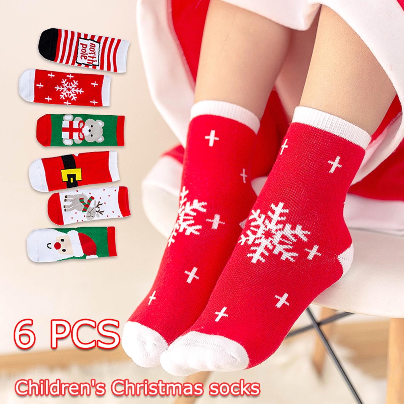 Click here for Egnmcr Toddler Socks  Socks For Kids 6 Pairs Baby... prices